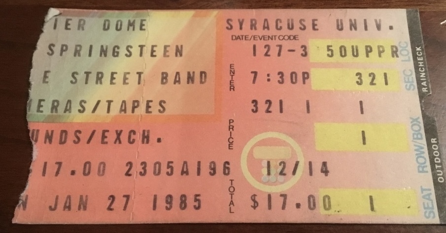 Bruce Springsteen's 1985 Concert & Tour History | Concert Archives