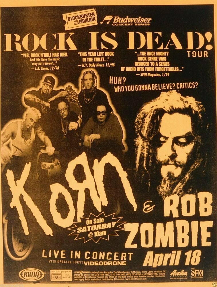 Korn's 1999 Concert & Tour History | Concert Archives