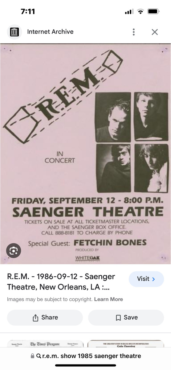 R.E.M. Concert & Tour History | Concert Archives