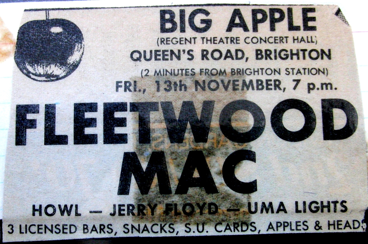 Fleetwood Mac's 1970 Concert & Tour History | Concert Archives