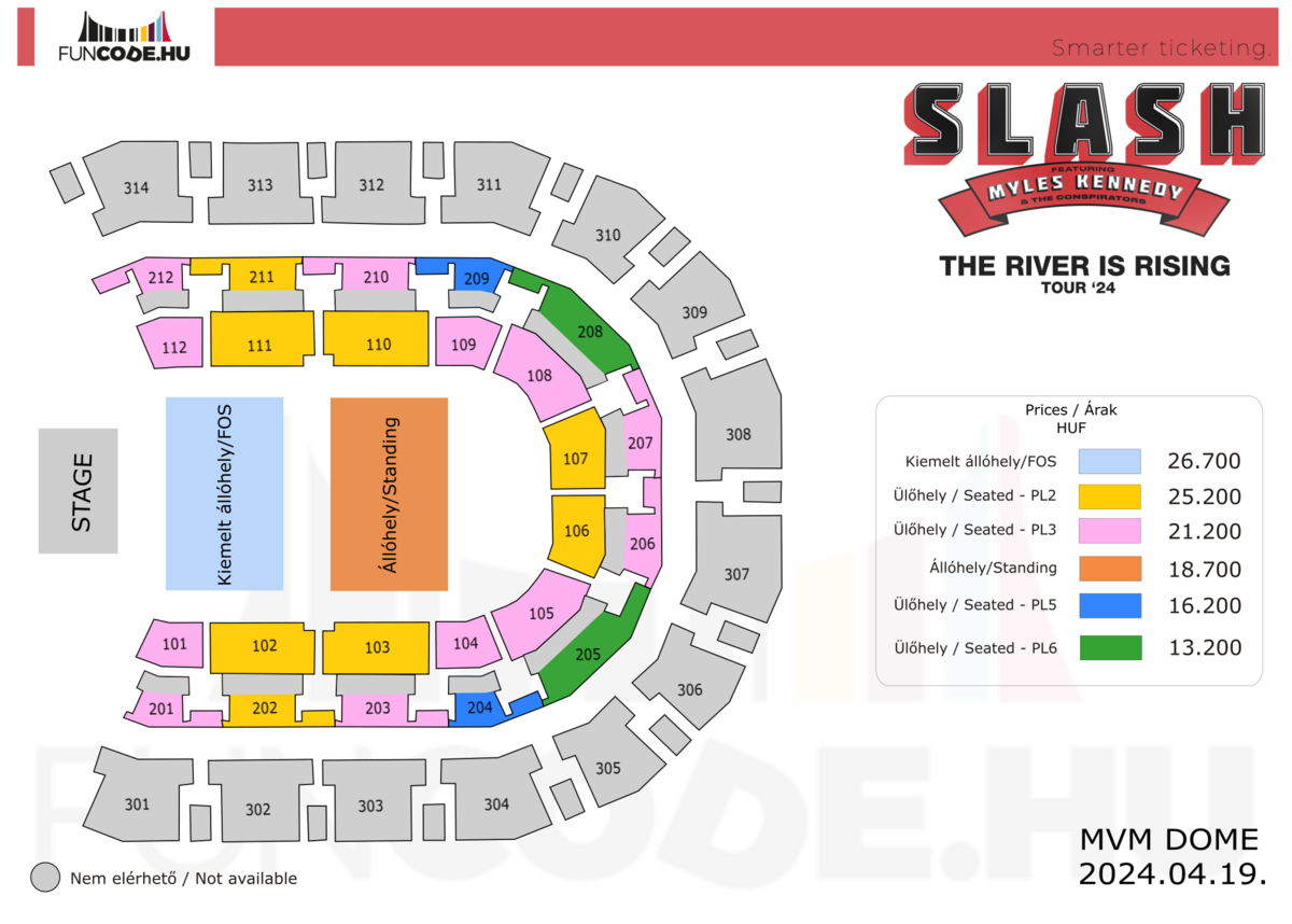 Concert History of MVM Dome Budapest, Budapest, Hungary (Updated for 2025 - 2026) | Concert Archives
