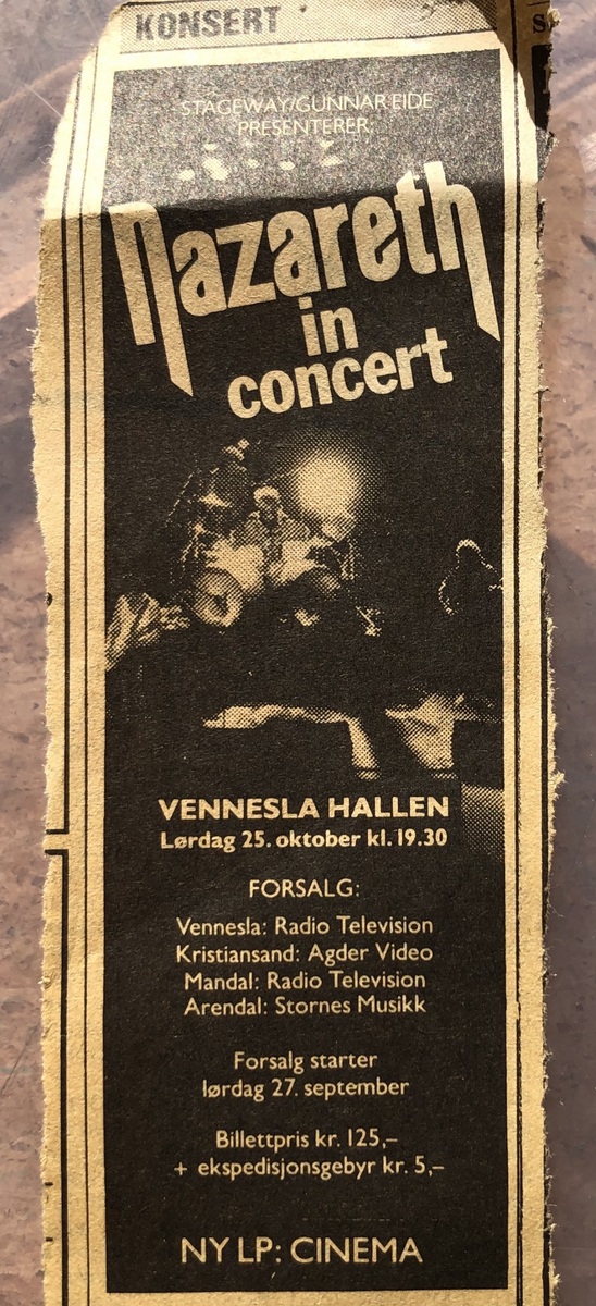 Nazareth Concert & Tour History (Updated for 2024) | Concert Archives