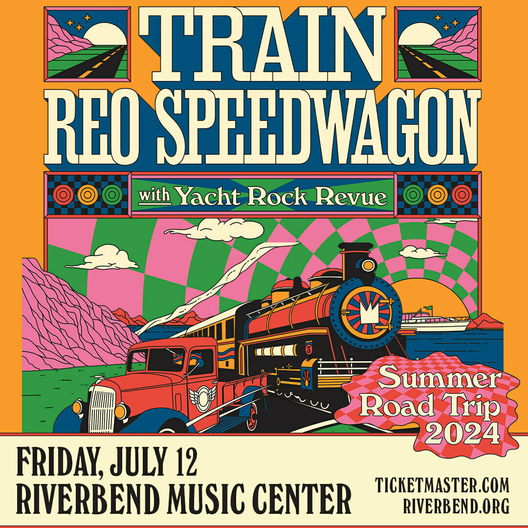 Jul 12, 2024: REO Speedwagon / Train / Yacht Rock Revue at Riverbend ...