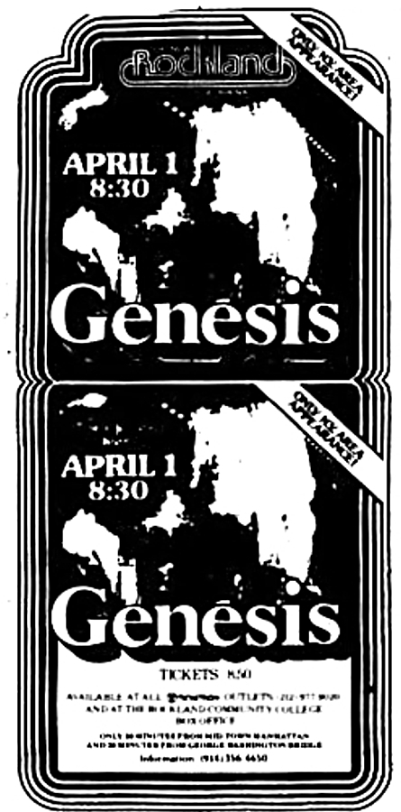 Genesis's 1978 Concert & Tour History | Concert Archives