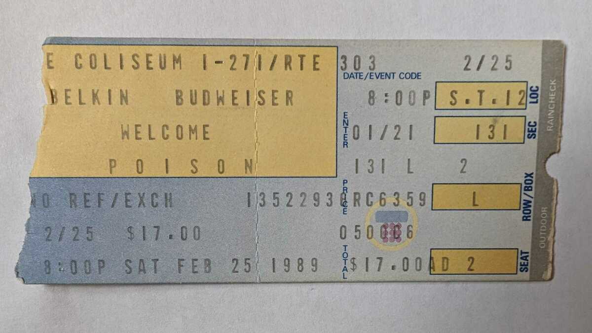 Poison Concert & Tour History | Concert Archives