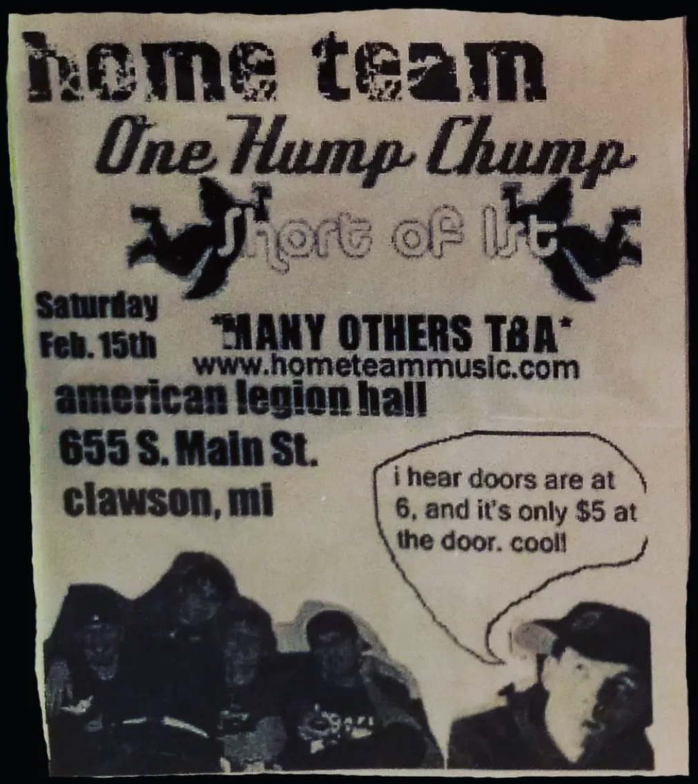 Feb 15, 2002: Home Town (US-MI) / One Hump Chump / Short of 1st at ...