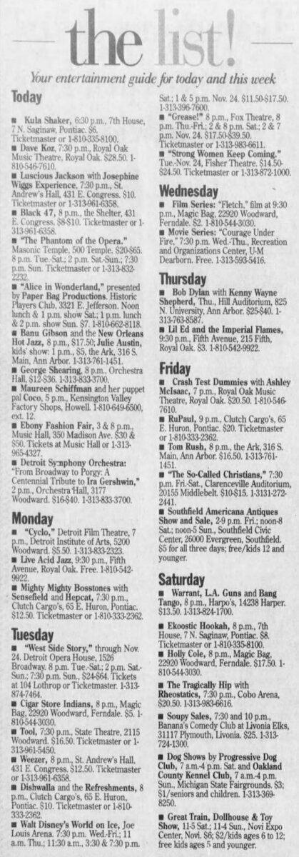 Nov 18, 1996: The Mighty Mighty Bosstones / Hepcat / Sense Field at ...