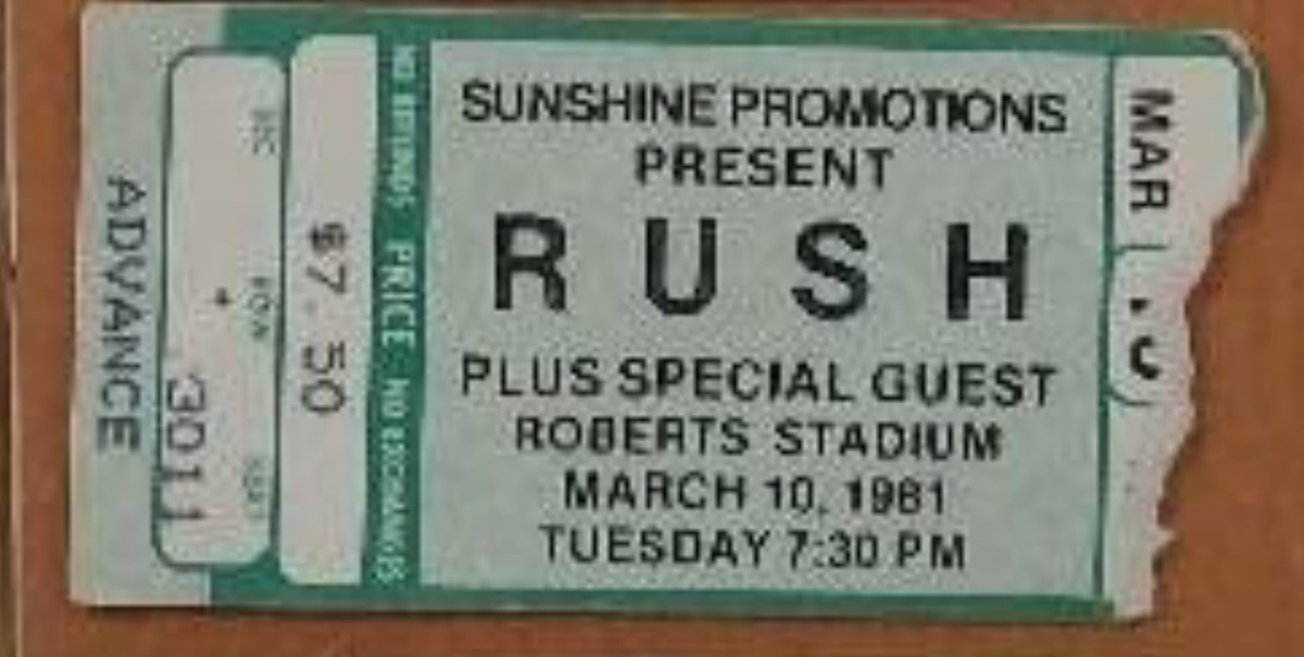 Rush's 1981 Concert & Tour History | Concert Archives