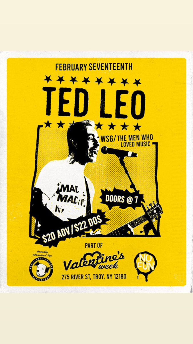 Feb 17, 2024: Ted Leo / The Men Who Loved Music at No Fun Troy, New ...