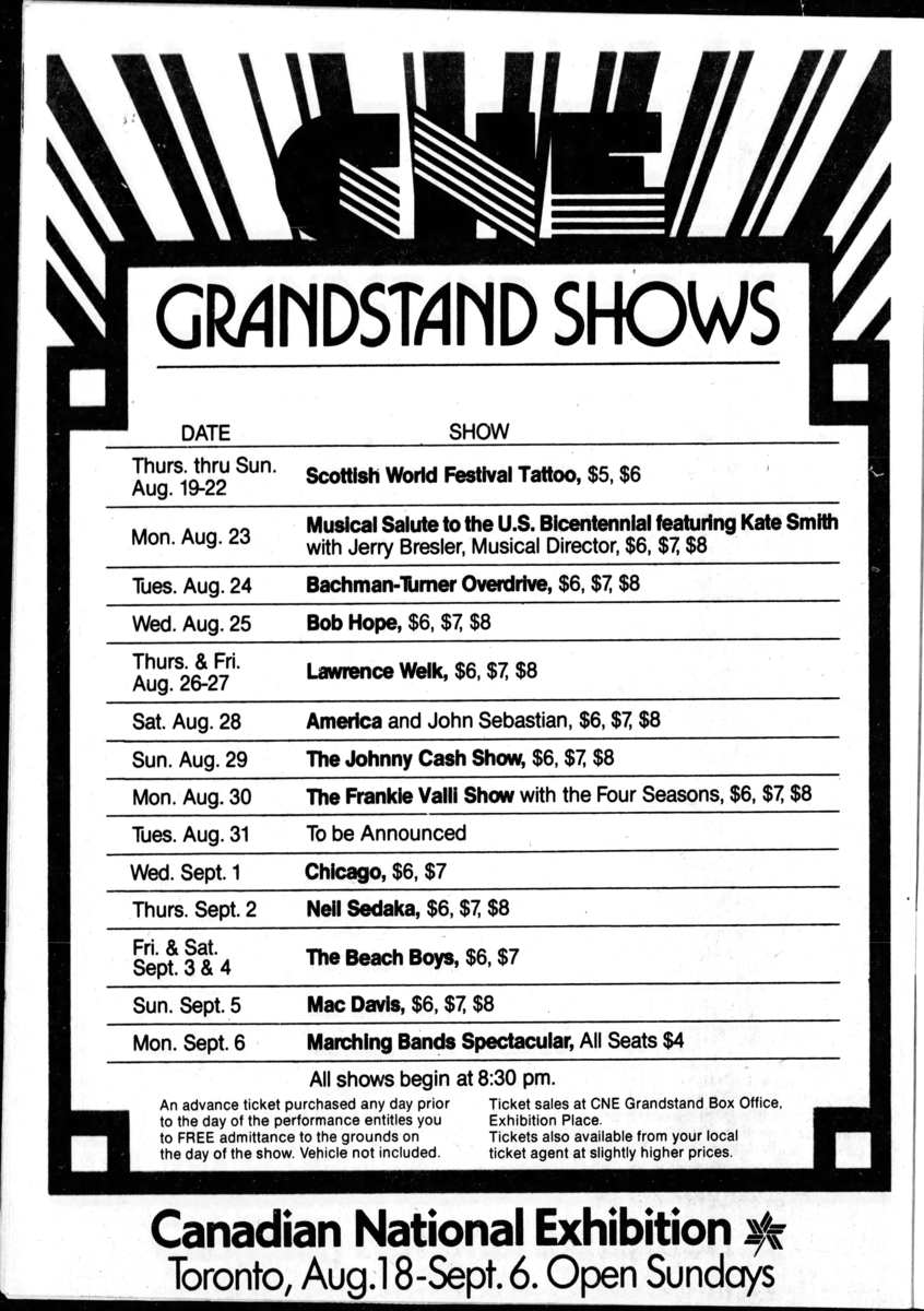 Chicago's 1976 Concert & Tour History | Concert Archives