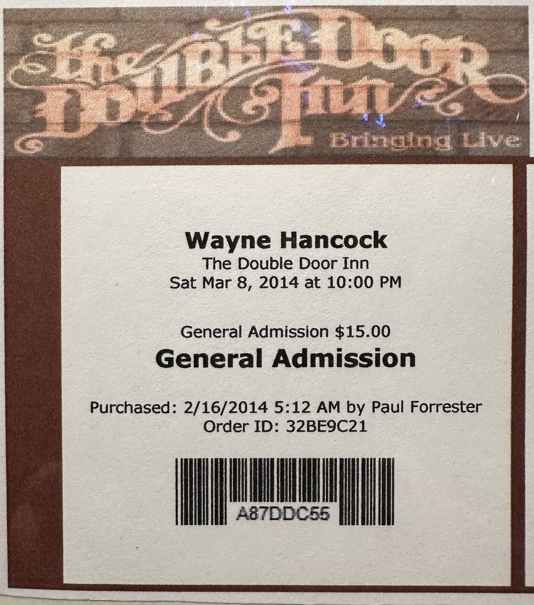Concert History of The Double Door Inn Charlotte, North Carolina ...