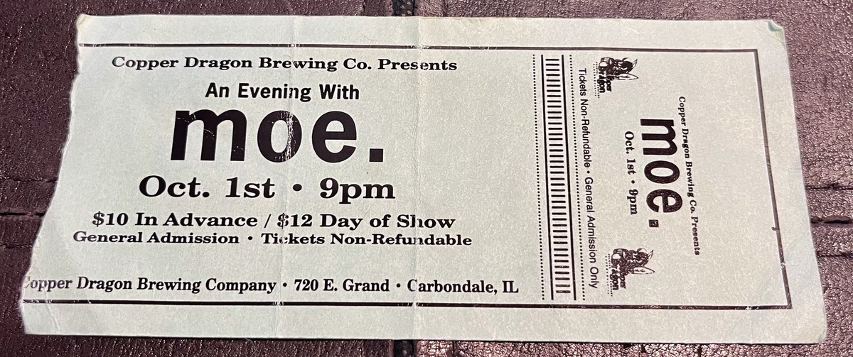 moe. Concert & Tour History (Updated for 2024) | Concert Archives