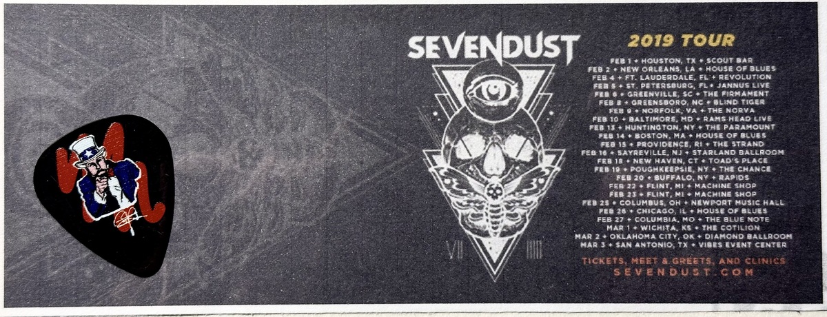 Sevendust Concert & Tour History (Updated for 2024) | Concert Archives