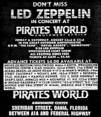 Led Zeppelin's 1969 Concert & Tour History | Concert Archives