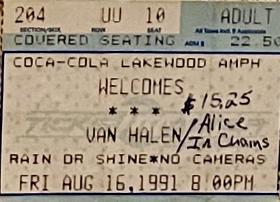 Van Halen Concert & Tour History | Concert Archives
