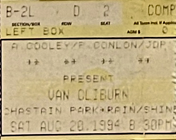 Van cliburn Concert & Tour History | Concert Archives