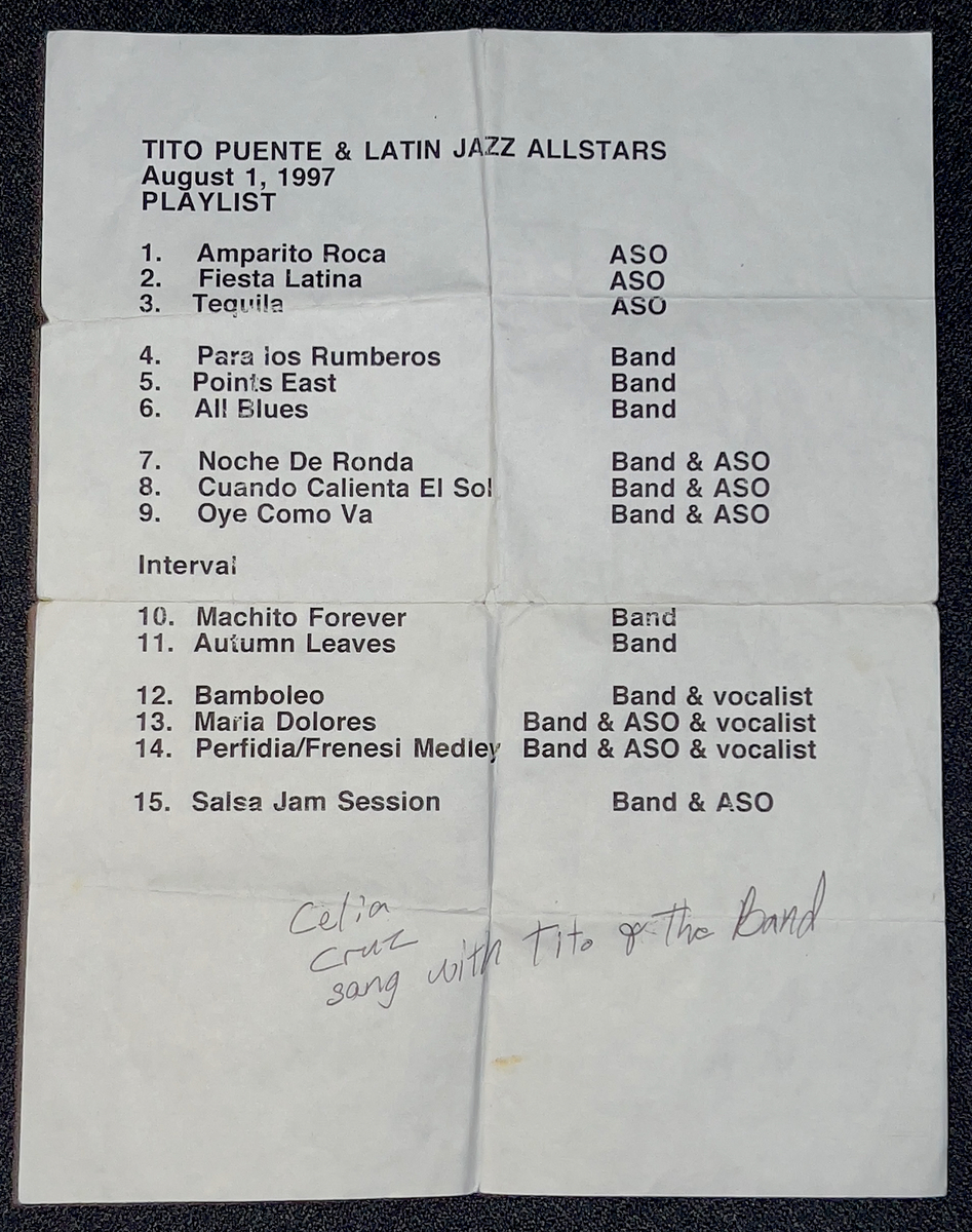 Celia Cruz Concert & Tour History | Concert Archives