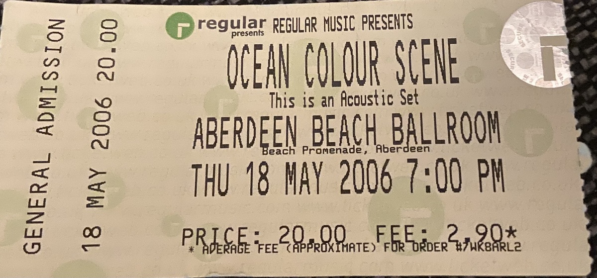 Ocean Colour Scene Concert & Tour History (Updated for 2024) | Concert ...