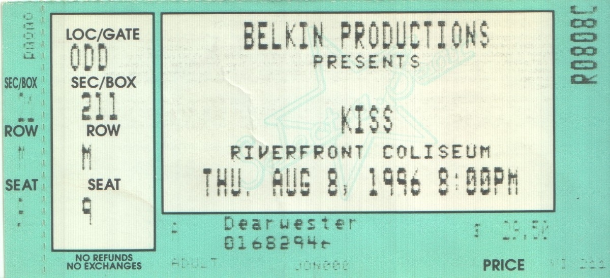 Concert History of Riverfront Coliseum Cincinnati, Ohio, United States ...