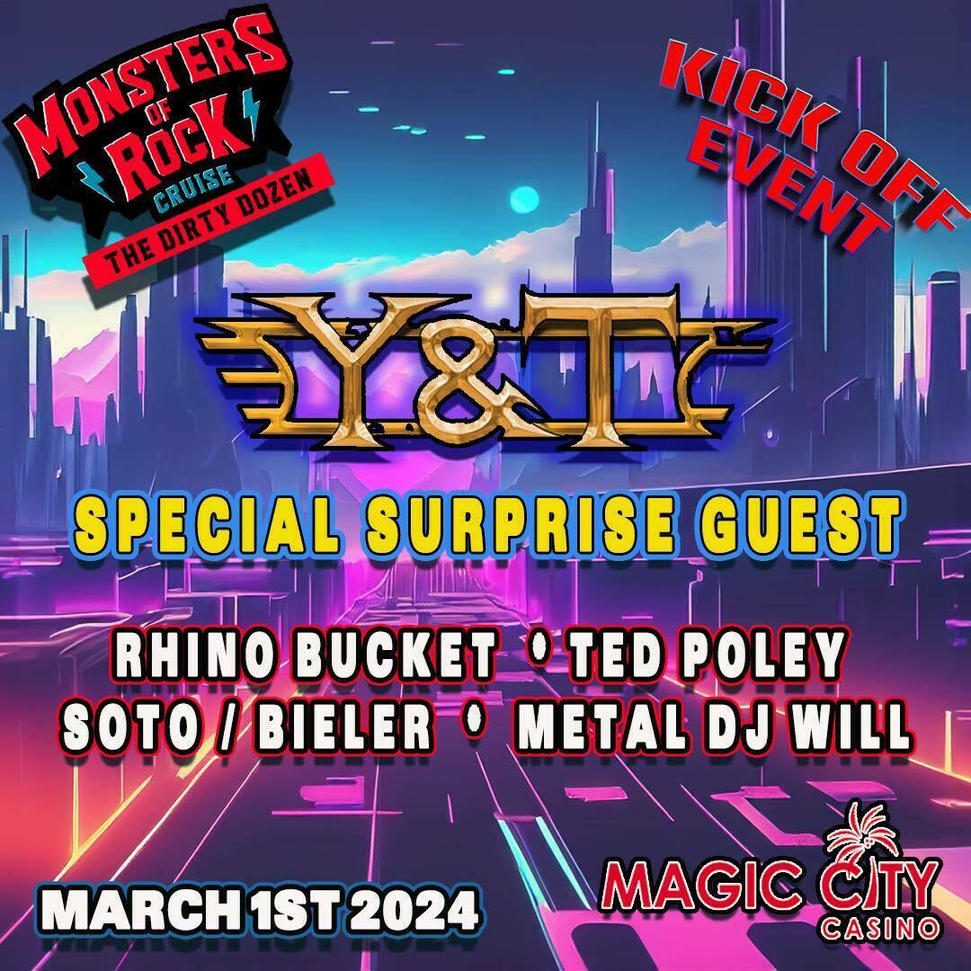 Mar 01, 2024: Y&T / Hardcore Superstar / Rhino Bucket / Soto/Bieler ...