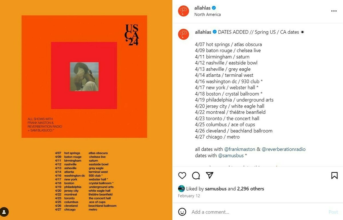 Sam Blasucci Concert & Tour History (Updated for 2025 - 2026) | Concert ...