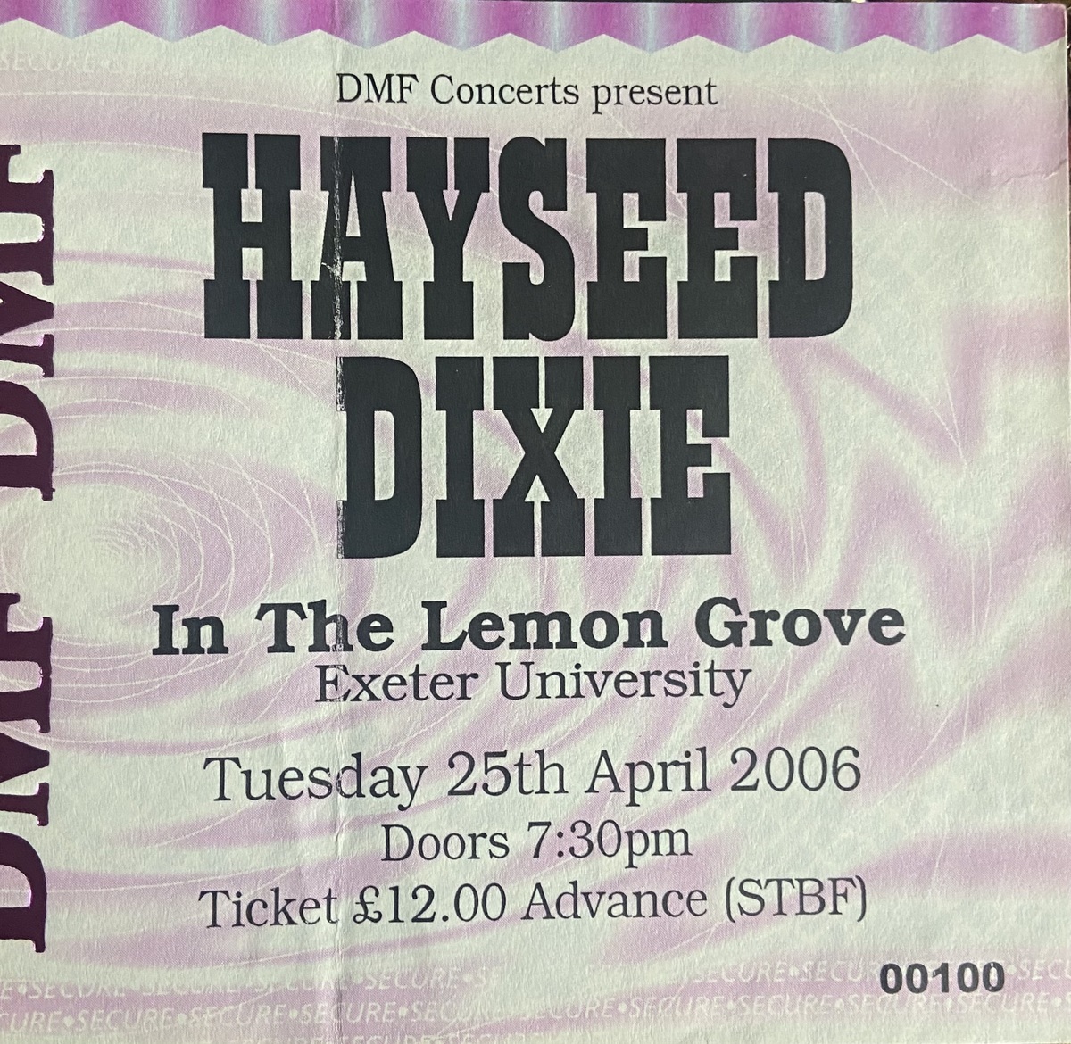Apr 25, 2005: Hayseed Dixie at The Lemongrove, Exeter University Exeter ...