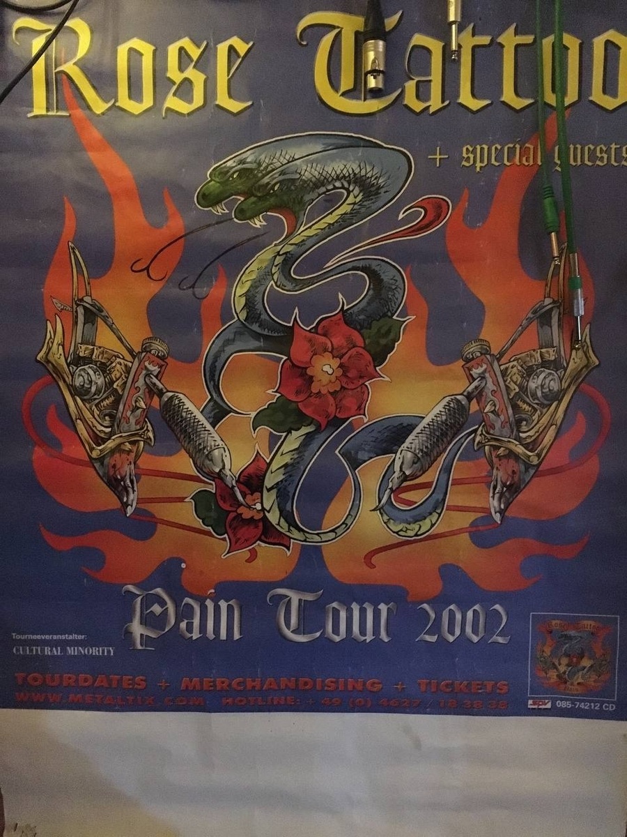 May 31, 2002: Rose Tattoo at Markthalle Hamburg, Hamburg, Germany ...