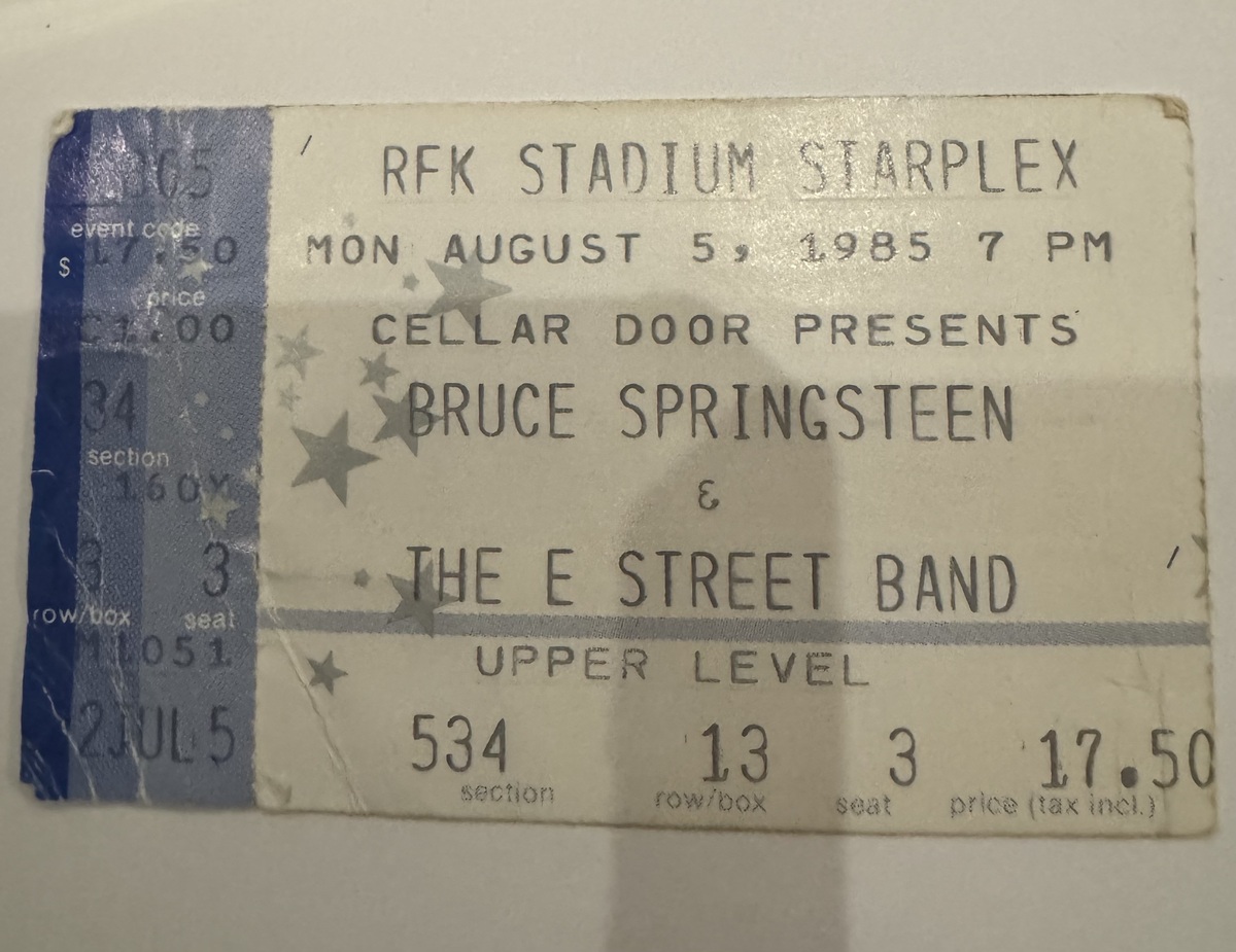 Bruce Springsteen's 1985 Concert & Tour History | Concert Archives