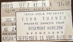 Tina Turner Concert & Tour History | Concert Archives