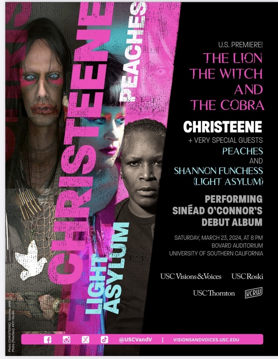 Mar 23, 2024: Christeene / Peaches / Shannon Funchess (Light Asylum) at ...