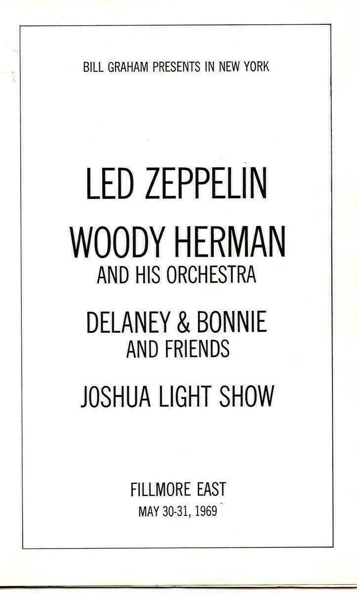 Led Zeppelin's 1969 Concert & Tour History | Concert Archives