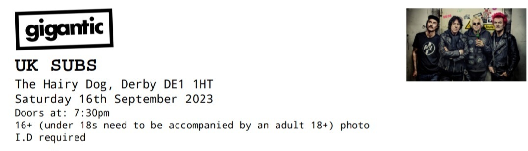 UK Subs Concert & Tour History (Updated for 2024) | Concert Archives