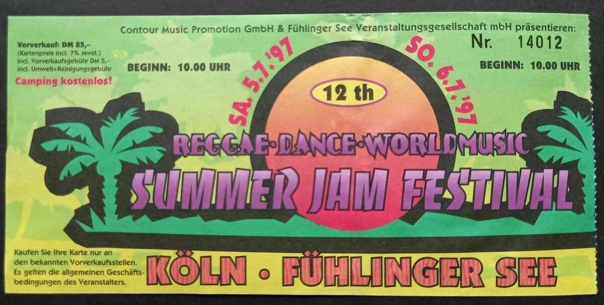 Chalice's 1997 Concert & Tour History | Concert Archives