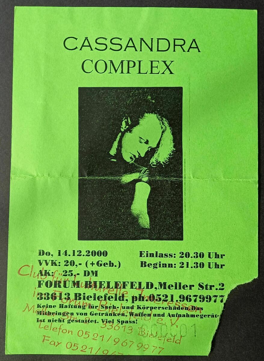 The Cassandra Complex Concert & Tour History (Updated for 2024 ...