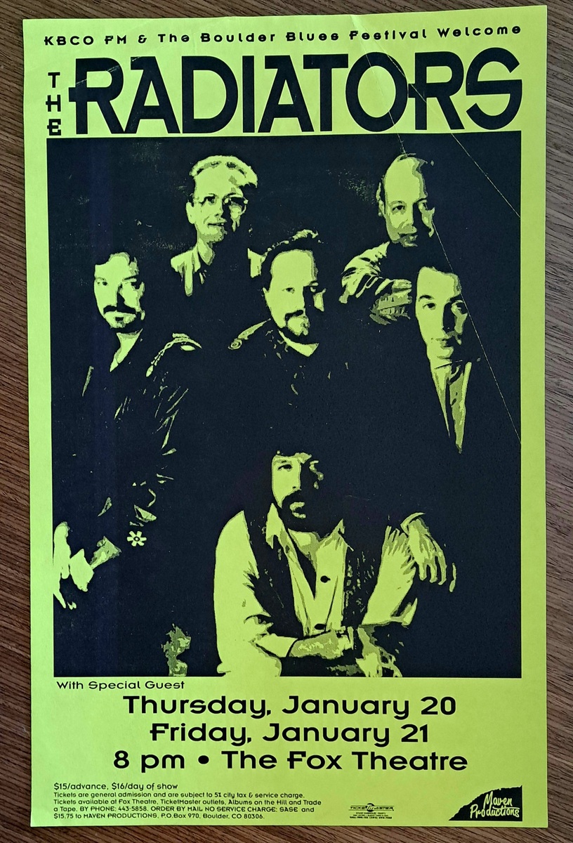 The Radiators Concert & Tour History (Updated for 2024) | Concert Archives