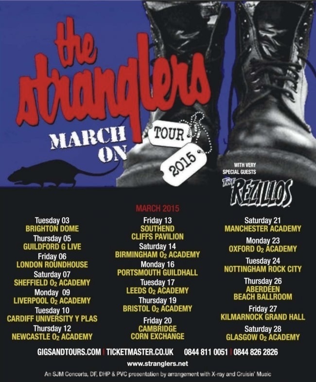 The Stranglers Concert & Tour History (Updated for 2024) | Concert Archives