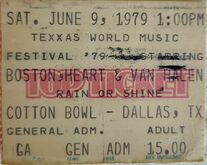 Jun 09, 1979: Texxas World Music Festival '79 (Texas Jam II) at Cotton ...