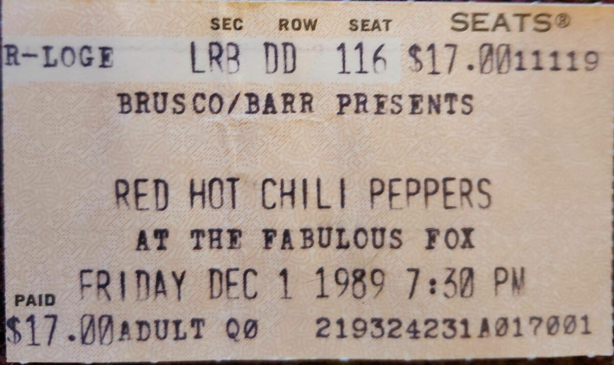 Red Hot Chili Peppers Concert & Tour History (Updated for 2024 ...