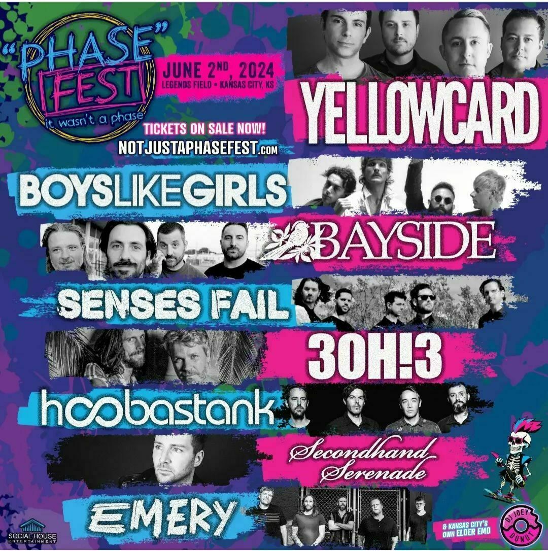 Jun 02, 2024: Phase Fest 2024 at Legends Field Kansas City, Kansas ...