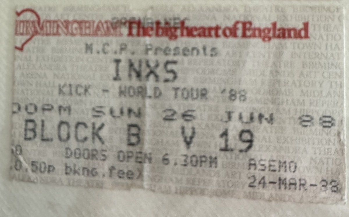 INXS Concert & Tour History | Concert Archives