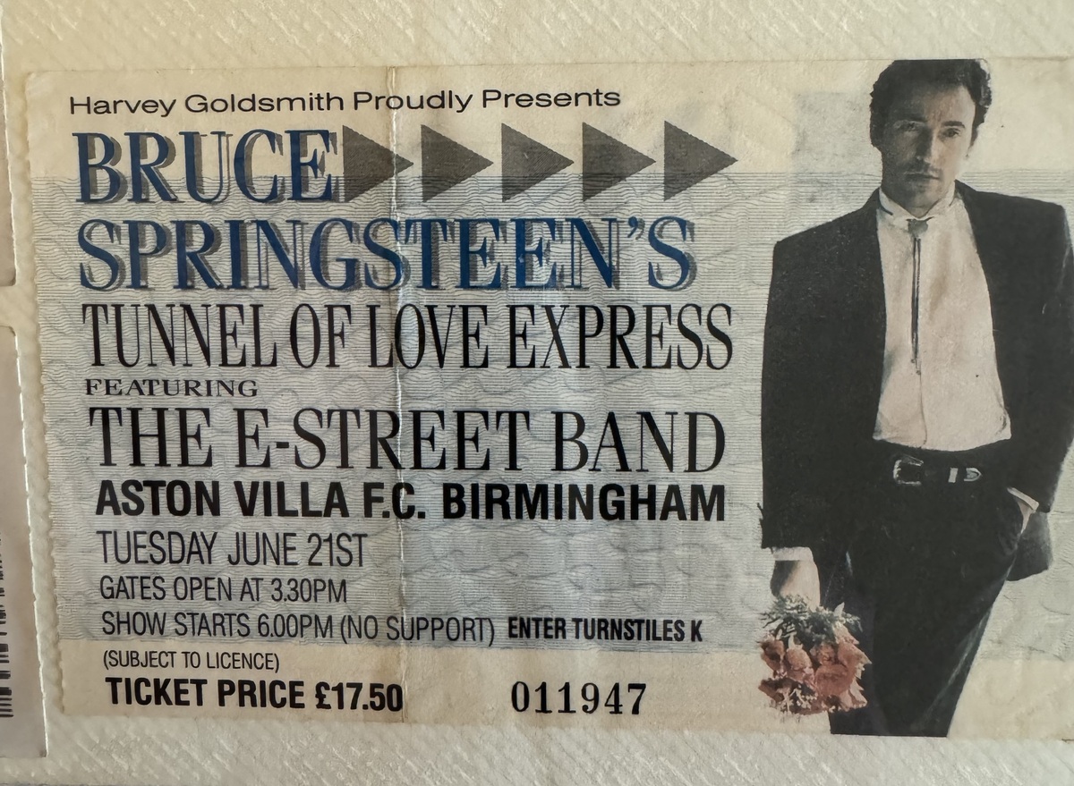 Bruce Springsteen's 1988 Concert & Tour History | Concert Archives