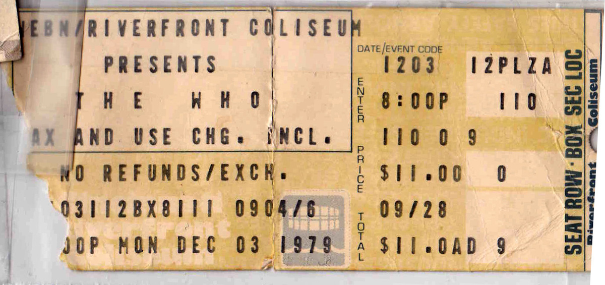 Concert History of Riverfront Coliseum Cincinnati, Ohio, United States ...
