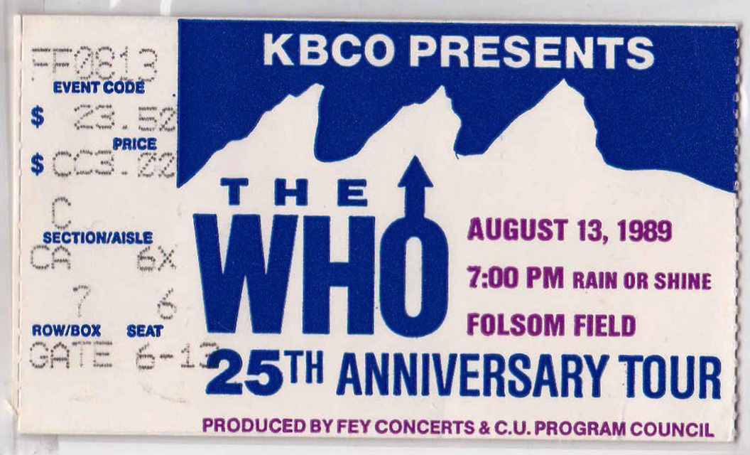The Who Concert & Tour History (Updated for 2024) | Concert Archives