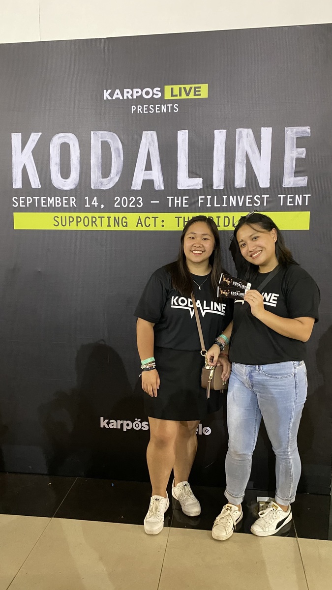 Sep 15, 2023: Kodaline at The Filinvest Tent Ayala Alabang, National ...