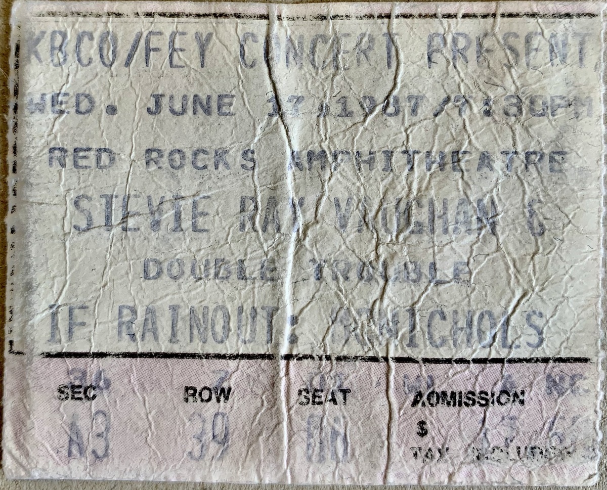 Stevie Ray Vaughan Concert & Tour History | Concert Archives