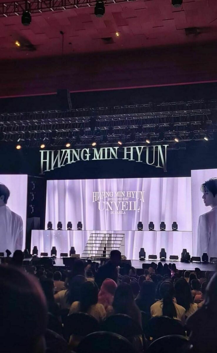 Oct 08, 2023: Hwang Min Hyun at New Frontier Theater Cubao, Quezon City ...