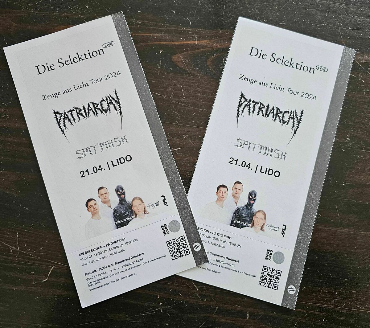 Die Selektion Concert & Tour History (Updated for 2025) | Concert Archives