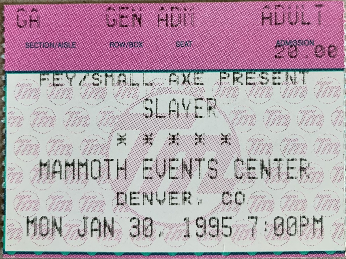 Slayer Concert & Tour History (Updated for 2024) | Concert Archives