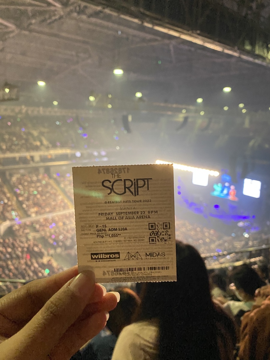 Sep 23, 2022: The Script at SM Mall of Asia Arena Pasay, National ...