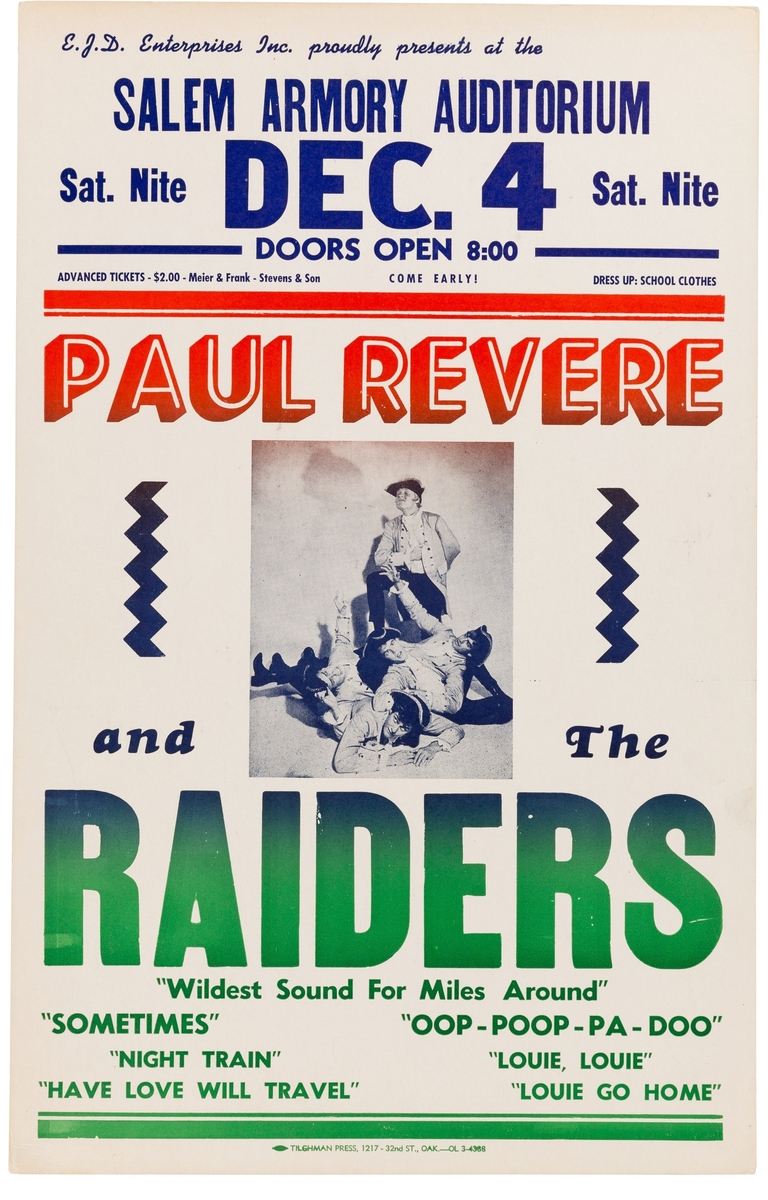 Paul Revere & The Raiders Concert & Tour History | Concert Archives